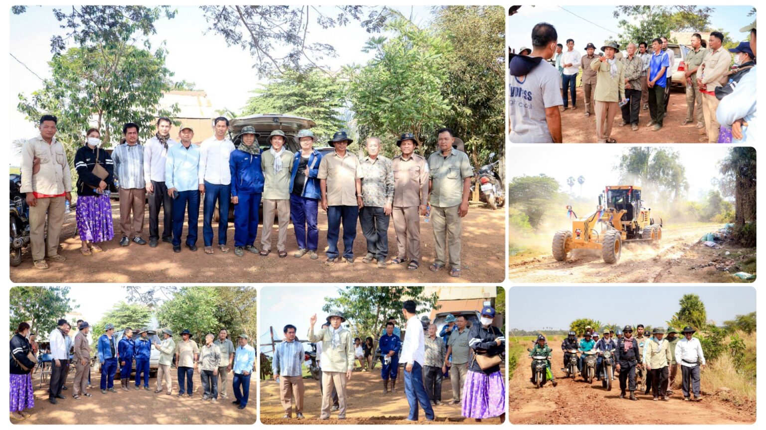 លោក ឃន ចាន់ថៃ អភិបាលស្រុកបារាយណ៍ចុះពិនិត្យសកម្មភាពការជួសជុលផ្លូវប្រវែង ...
